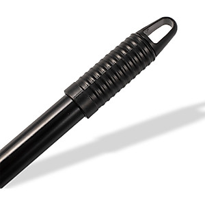 SPARTA Flo-Pac Mop Handle Threaded, Broom Handle with Coated Metal Handle for Cleaning, Restaurants, Kitchen, Hospitals, 60 Inches, Black, (Pack of 12)