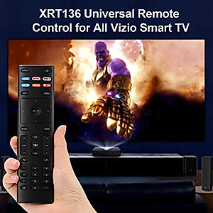 Uyibii XRT136 Universal Replacement Remote Control Compatible with All Vizio Smart TV Include D-Series M-Series P-Series V-Series
