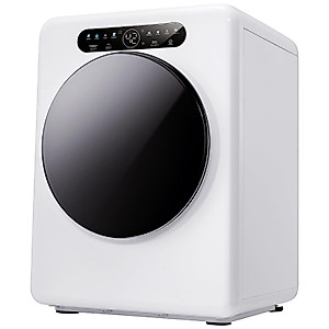 TECSPACE 2 In 1 Mini Portable Washer And Dryer Combo, 9 L Mini Washing Machine With 24 Hours Reservation Mode and High-temperature Stain Removal for Baby Clothes, Underwear (9L)