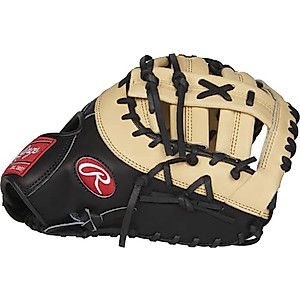 Rawlings | HEART OF THE HIDE Baseball First Base Glove | Traditional Break-In | 13" | Single Post - Double I Bar Web | Right Hand Throw