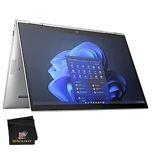 HP Elite x360 1040 G9 14" Touchscreen 2 in 1 Laptop WUXG (1920x 1200) Intel Core i5-1245U, 10 Core, up to 4.4Ghz. GHz, 16GB DDR5 RAM, 512GB SSD Windows 11 Pro +Zipnology Cloth Support Until 2026