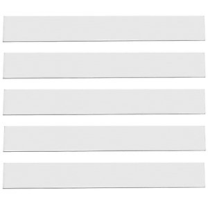 Micro Traders 5Pcs Pure Zinc Anode 99.995% Pure Zinc Sheet High Purity Zinc Electrode Strip for Science Lab Zinc Plating and Zinc Electroplating 1x25x152mm 19 GA