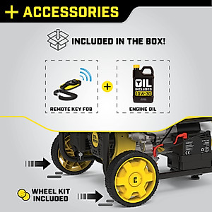 Champion Power Equipment 201181 4375/3500-Watt Remote Start Portable Generator, CO Shield
