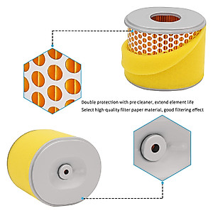 AWSZH 17210-ZE3-010 17210-ZE3-505 17218-ZE3-505 17210-ZE3-000 Air Filter Replacement for Honda GX390 13HP GX340 11HP Engine Pressure Washer Air Cleaner(2Pcs)