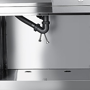 KoolMore 32 in. Sink with Cabinet in Stainless-Steel for Outdoor Kitchen (KM-OKS-SWC)