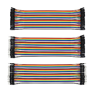 DIANN 560pcs Jumper Wire Kit with Breadboard Wire Multicolored Jumper Wires 40pin M-F, 40pin M-M, 40pin F-F