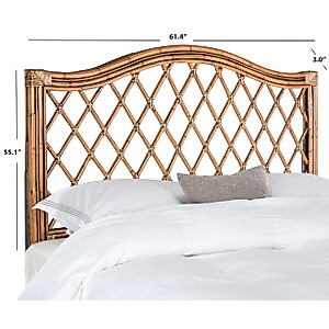 SAFAVIEH Home Collection Gabriella Brown & Multi Wicker Headboard, Full