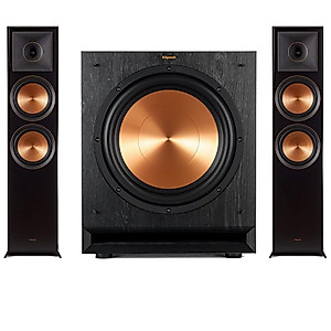 Klipsch 2.1 Ebony Home Theater System with 2 RP-8060FA Front Speaker, 1 SPL-120 Subwoofer