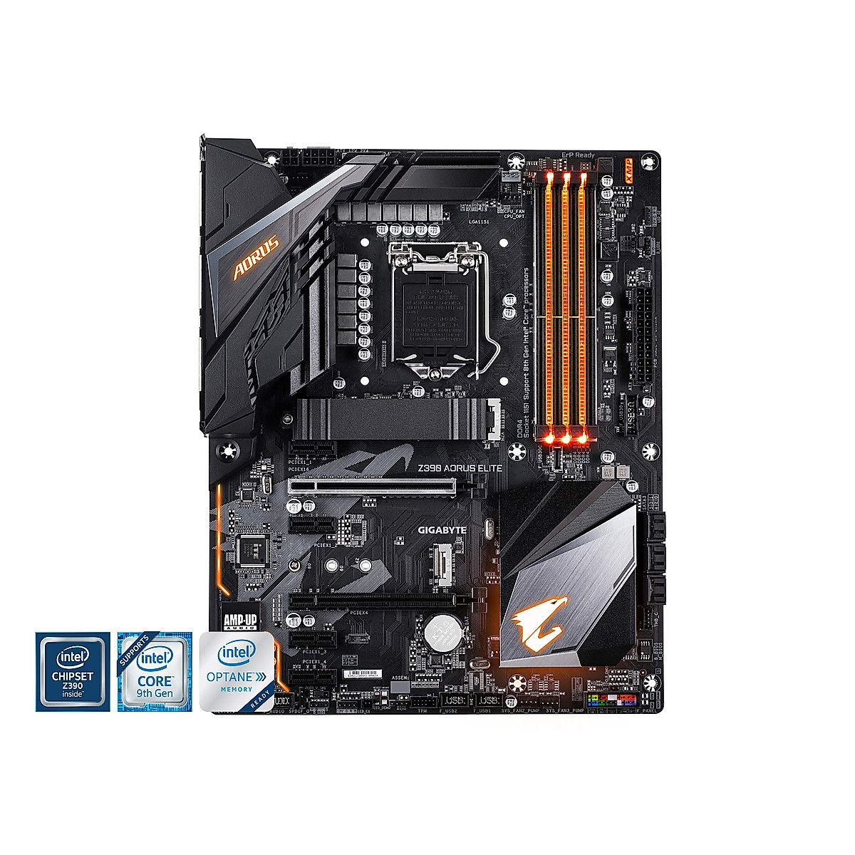 Gigabyte Z390 AORUS ELITE (Intel LGA1151/Z390/ATX/2xM.2/Realtek ALC1220/RGB Fusion/Gaming Motherboard)
