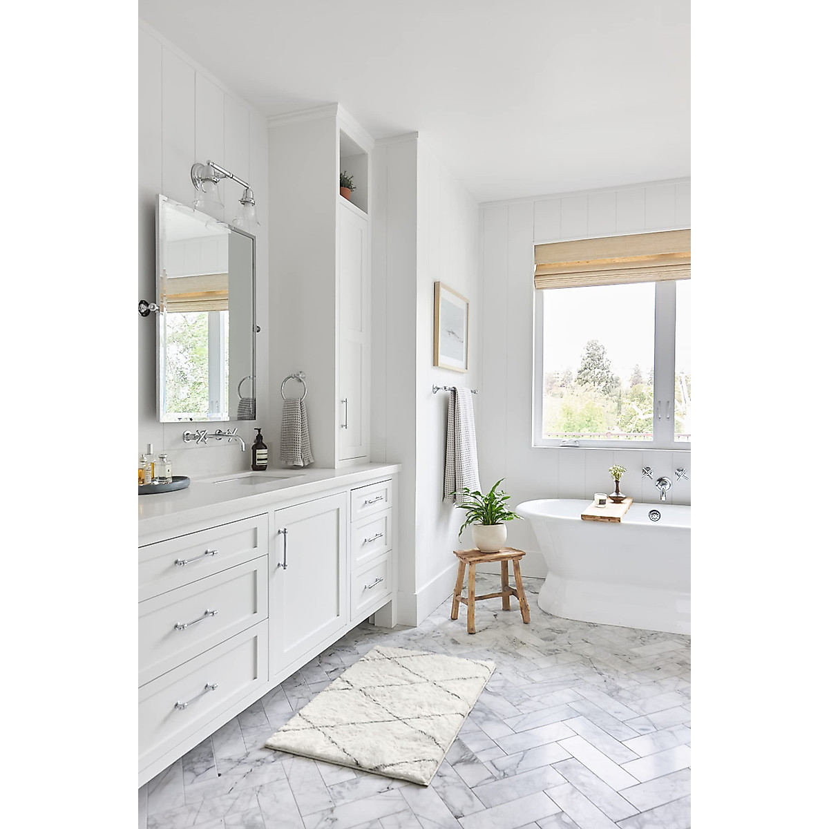 Ruggable Washable Plush 2x3 Area Rug, Moroccan Diamond, Premium Rugs for Living Room, Bedroom, Kitchen, Office, Classroom with Gripper Non Slip Pad