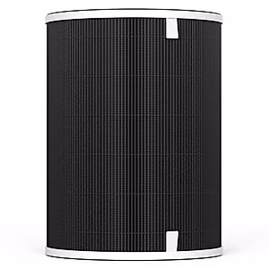 XBWW KJ500 True HEPA Replacement Filter Compatible with Our Happi KJ500 Air Purifi-er, 4-in-1 Filter of H13 True HEPA, Activated Carbon, Fine Mesh Pre-Filter and Net Filter