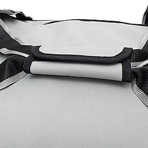 Jetstream Heavy Duty Hockey Bag | Multi Pocket Travel Duffel Bag | Large Sports Gym Equipment with Water Repellency | Foldable Luggage Bag with Padded Handles For Camping (36 Inch, Grey)