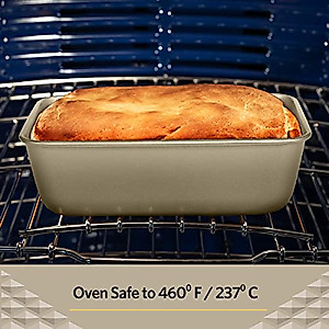 Glad Loaf Baking Pan Nonstick - Heavy Duty Metal Bakeware for Bread and Cakes, 9.5 x 5.5 x 3 inches
