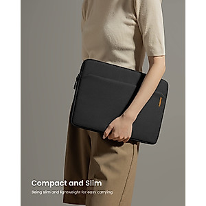 tomtoc Slim Laptop Sleeve for 14-inch MacBook Pro M4/M3/M2/M1 Pro/Max 2024-2021, Water-Resistant Protective Case for 13.8 Inch Surface Laptop AI PC, Accessory Bag