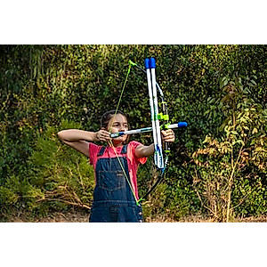 Original FAUX BOW Pro Longbow– Patented Bow and Arrow Impact Archery Set - Shoots Over 200 Feet – Best Outdoor Toy - Youth Safe Archery Anywhere - Fun Backyard Target Practice