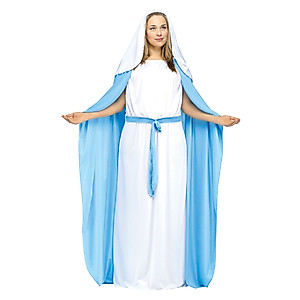 Fun World womens Mary adult sized costumes, Blue, One Size US