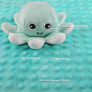 JARIFERR Baby Security Blanket Loveys for Baby Snuggle Toy Plush Octopus Stuffed Animal Baby Gifts for Girls and Boys Newborn
