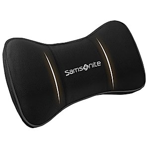 SAMSONITE, Travel Neck Pillow for Car or SUV, Boost your DRIVING COMFORT, High Grade - Memory Foam, Comfortable Headrest Cushion, Fits ALL VEHICLES, Black…