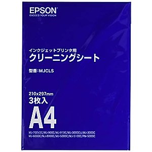 EPSON inkjet printer cleaning sheet A4 size 3 pieces MJCLS (japan import)
