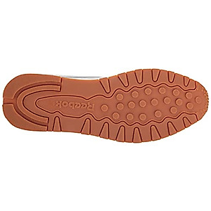 Reebok unisex adult Classic Leather Sneaker, Ftwr White/Pure Grey 3/ Rubber Gum-03, 11.5 Women 10 Men US