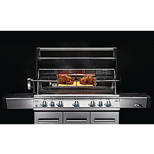 Napoleon 69331 Commercial Grade Kit for Extra Large Grill Rotisserie, Stainless Steel