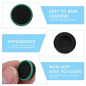 SOLUSTRE 16 Pcs Button Cap Joystick Thumb Grip Cap Handgrip Gaming Stand Qgrips Joystick Caps for Game Machine Silicone Grips Thumb Grips Thumb Stick Cover Handle Cover Shine
