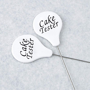 4 Pcs Cake Tester Stainless Steel Cake Test Pins Reusable Probe Skewer Testing Needle Sticks Kitchen Baking Tools for Cake Bread Biscuit Muffin Pancake