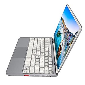 10.8in Laptop, FHD Screen 10.8 Inch 2 in 1 Laptop 360 Rotatable 8+1TB Memory with Touch Pen Keyboard for Home (8+1TB US Plug)