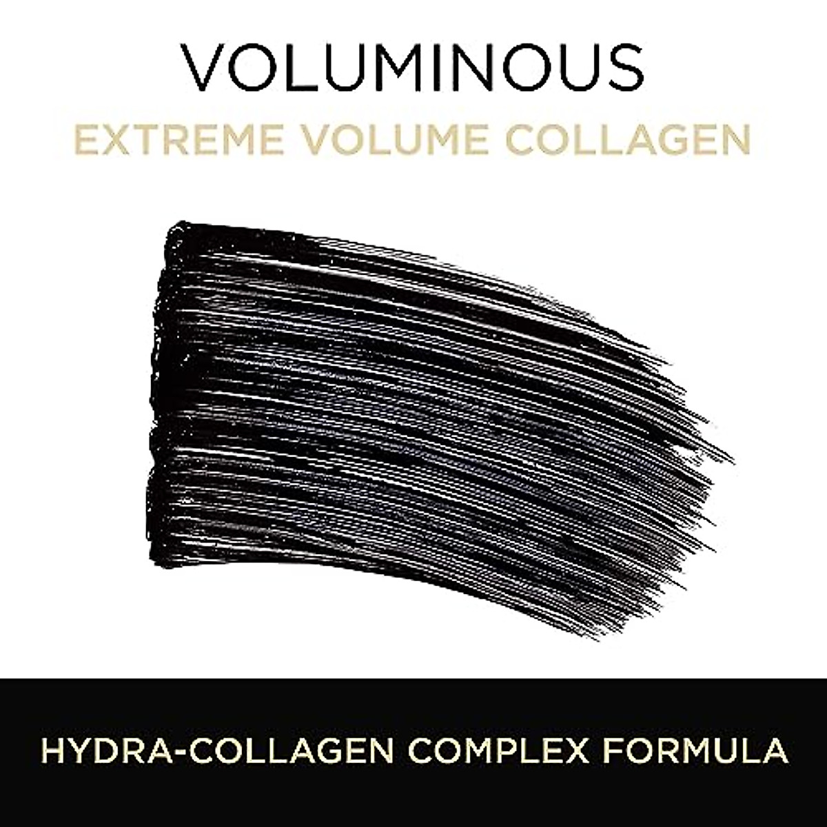 L'Oreal Paris Makeup Voluminous Extra Volume Collagen Plumping Mascara, Blackest Black, 0.34 fl; oz.