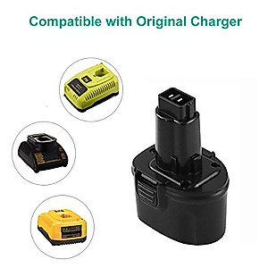 FirstPower DW9057 Compatible with Dewalt 7.2V Battery DW9057 DE9057 DE9085 DW920K DW920K2 DW925K DW925K2 DW968K 2-Pack