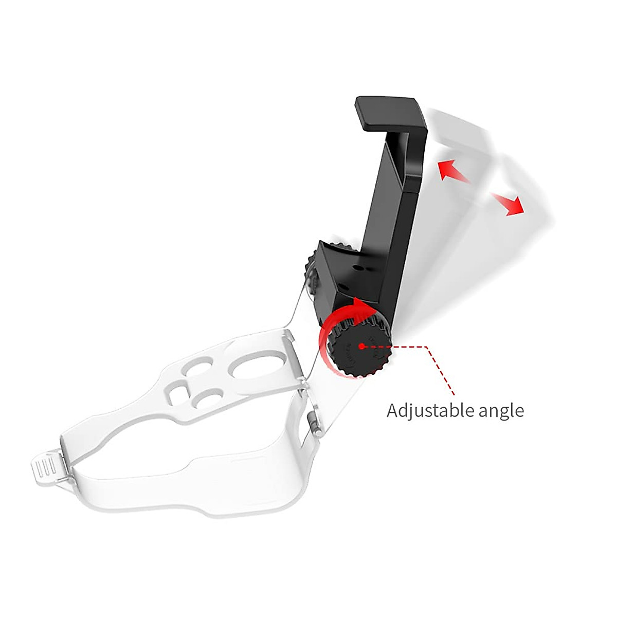 TGDPLUE Phone Controller Mount Clip Kit for Game Controllers,Controller Phone Mount Compatible with Xbox Series X/S,Xbox One/One S/X Controller,Adjustable,black