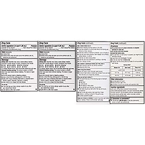 Advil Infants' Fever Reducer/Pain Reliever Dye-Free, 50mg Ibuprofen Concentrated Drops (White Grape Flavor, 0.5 fl. oz. Bottle, Pack of 2)