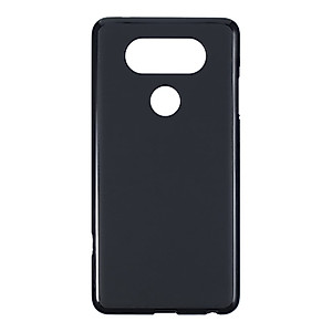 Shantime for LG V20 H990DS Case, Soft TPU Back Cover Shockproof Silicone Bumper Anti-Fingerprints Full-Body Protective Case Cover for LG V20 H990DS (5.70 Inch) (Black)