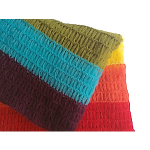 Newborn Baby Stretch Knit Wrap,Photography Photo Props Rainbow Tassel Blanket Include Headband