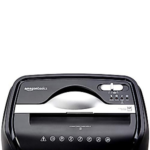 Amazon Basics 12 Sheet Cross-Cut Paper and Credit Card Home Office Shredder, Black
