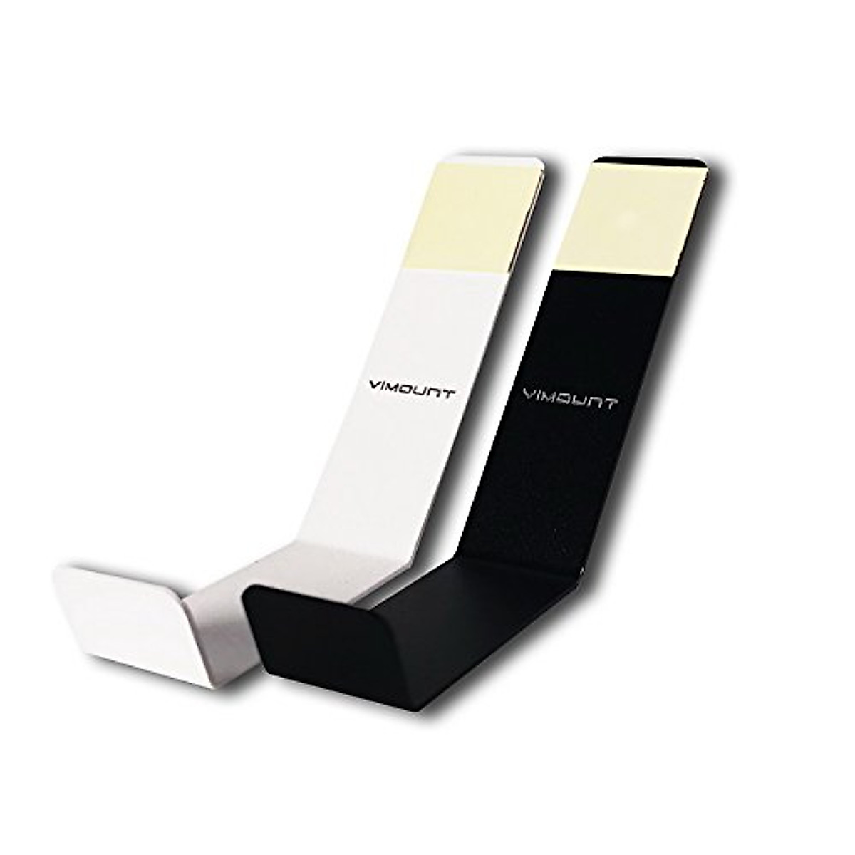 ViMount Wall Mount Metal Holder Compatible with PlayStation 4 PS4 Classic/FAT (first version) with 2x Controllers wall mount in White Color