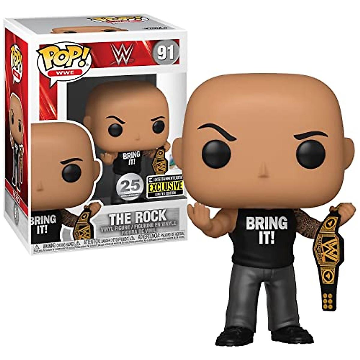 Funko The Rock #91 25th Anniversary Exclusive