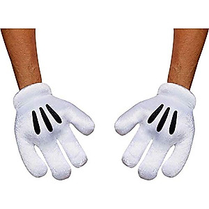 Disguise Costumes Mickey Mouse Gloves, Adult