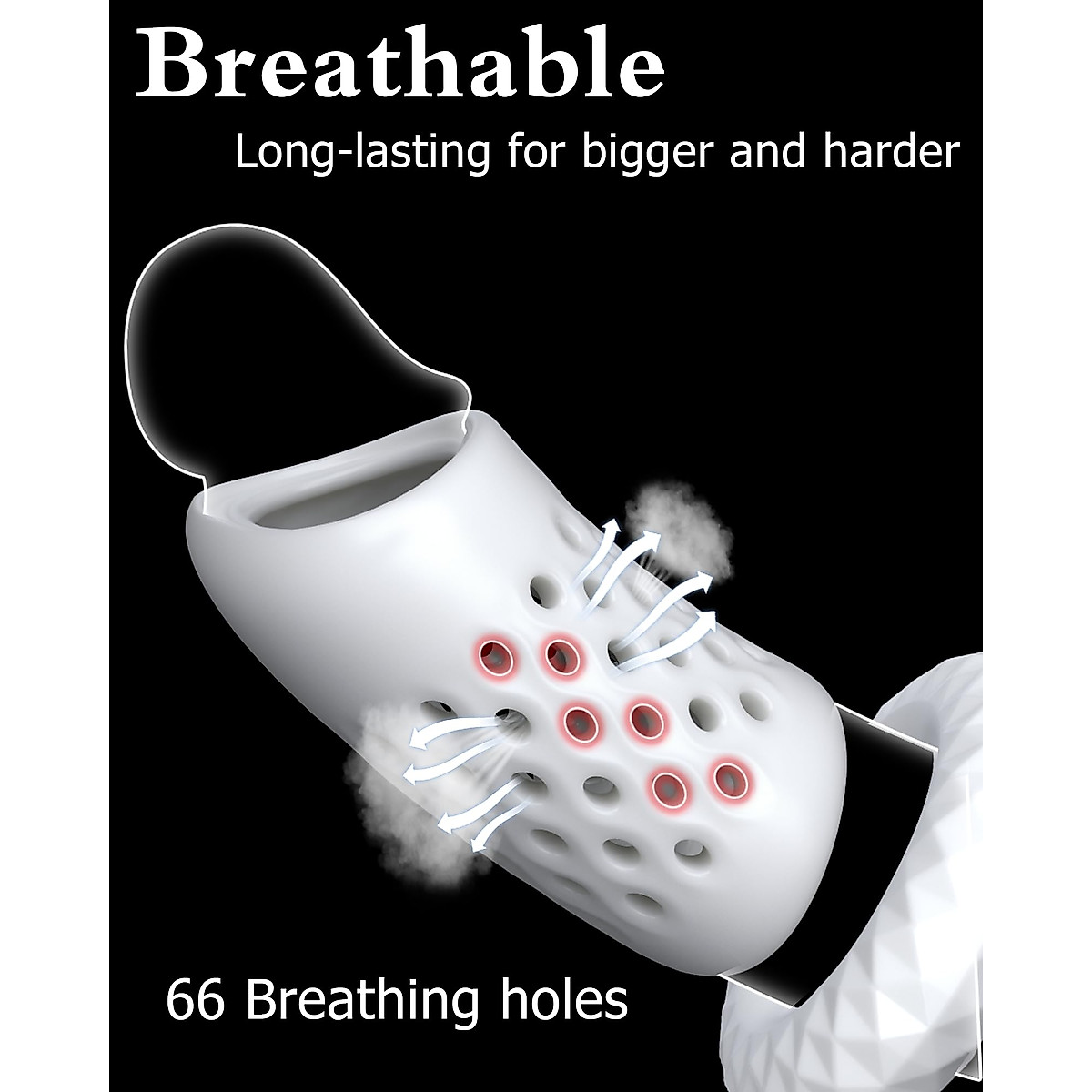 5 Different Sizes Cock Ring Set Penis Sleeve Adult Sex Toys & Games for Men and Couples Penis Ring Pump Sheath Cock Rings for Men Erection Sex Extender Girth Extension Male Sex Toy Sleeve Enlarger