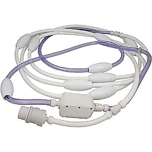 ATIE Pool Cleaner Feed Hose Swivel Compatible with Pentair Kreepy Krauly Legend Letro Platinum Pool Cleaner Feed Hose Swivel ED05 White (3 Pack)