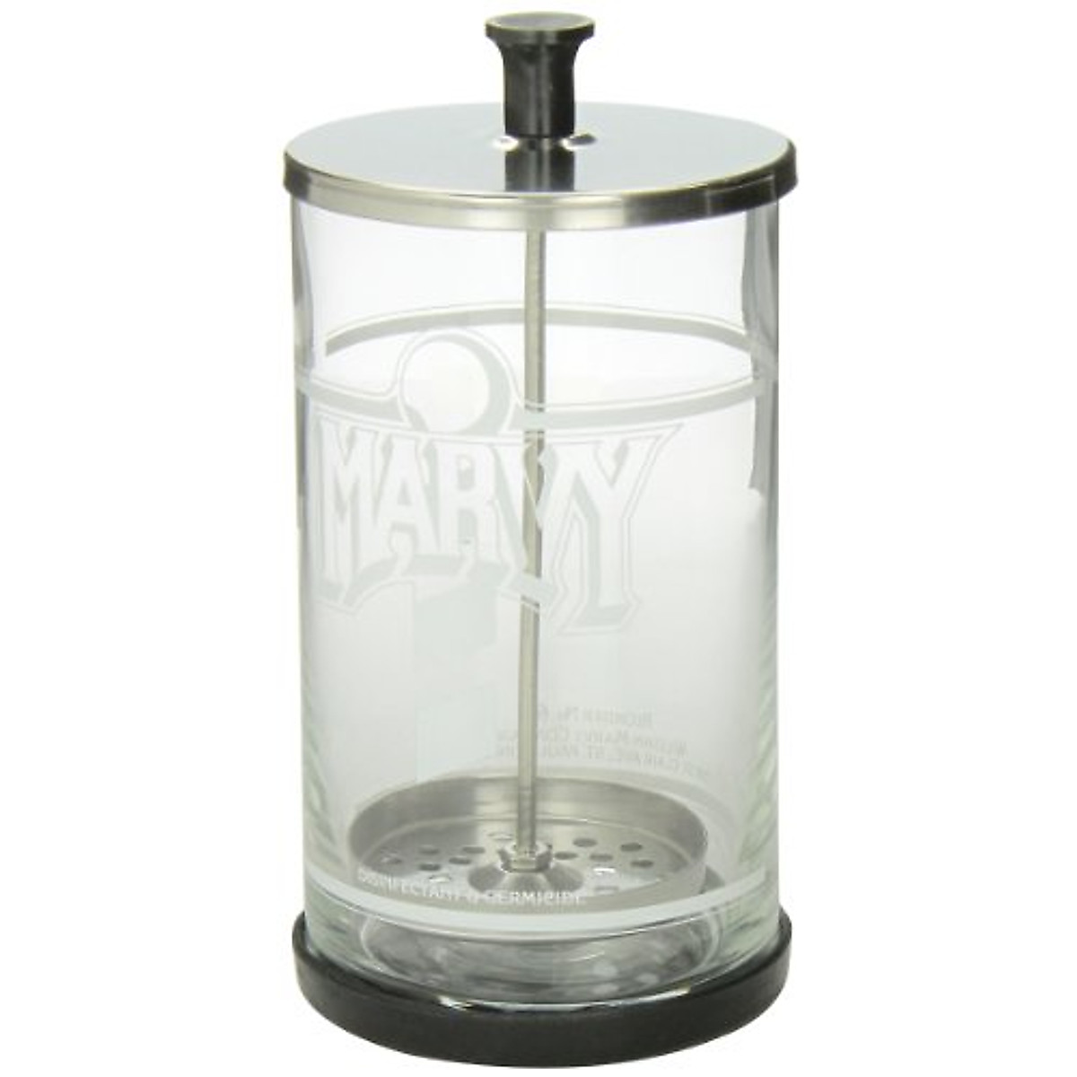 William Marvy No.6 Glass Manicurist Disinfectant Jar