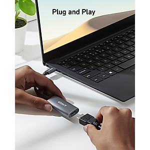 Anker USB-C to HDMI Adapter - 8K@60Hz or 4K@144Hz, for MacBook, iPad Pro, Pixelbook, XPS, and More