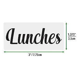 mDesign Home Organization Labels - Preprinted Label Stickers for Kitchen Pantry Storage and Cleaning - Household Organizing for Jars, Canisters, Containers, Boxes, or Bins - 32 Count - Clear/Black