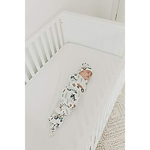 Large Premium Knit Baby Swaddle Receiving Blanket"Jo" by Copper Pearl