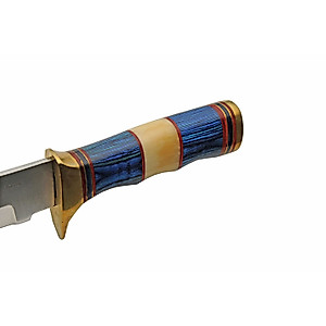 Sailors Delight Wood & Bone Handle 12.5″ Stainless Steel Hunting Knife