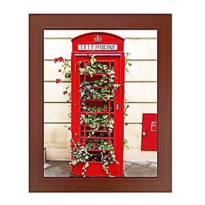 SESEAT 8x10 Picture Frame Dark Red, Display Pictures for Wall and Tabletop, 1 Pack