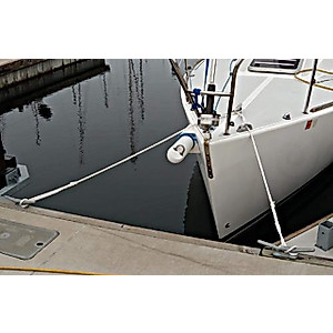 Nylon Rope, Paracord 550 Works Well for Camping Hiking Utility, Good for Clothesline, Tie, Pull, Swing and More - 1/4 Inch by 80 Ft. White - 2 Pack