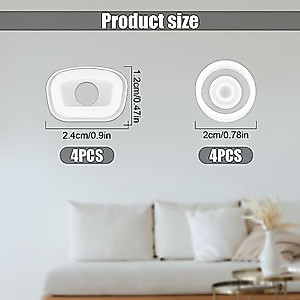 8pcs Spill Proof Stopper for Stanley, Silicone Spill Proof Stopper for Stanley 40oz Tumbler with Handle 30oz Leak Stopper for Stanley Cup Quencher H2.0 Flowstate Accessories