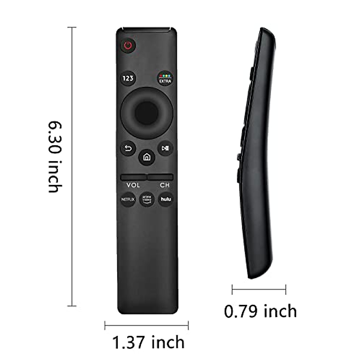 Universal Samsung Smart Tv Remote Control fit All Samsung Smart-TV LCD LED UHD QLED 4K HDR TVs, with Netflix, Prime Video Buttons