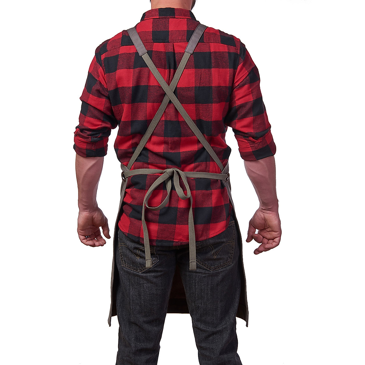 Hudson Durable Goods - Heavy Duty Waxed Canvas Work Apron - Grey